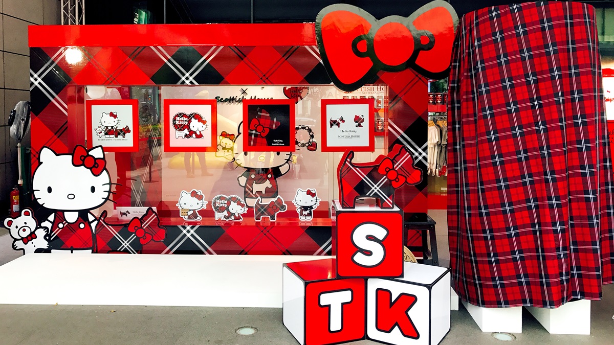 三麗鷗凱蒂貓聯名T、吊帶褲超好逛！Scottish House x HELLO KITTY限定快閃店來了