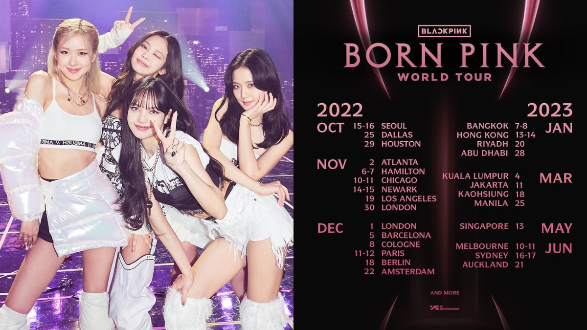 BLACKPINK 新專輯9月登場！世界巡迴演唱會2023年3月高雄見！