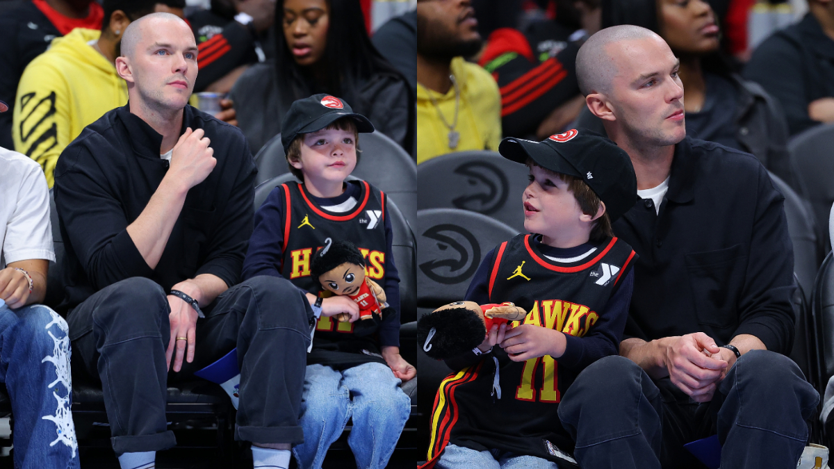 尼可拉斯霍特兒子5歲了！父子倆高顏值現身球場，光頭造型被讚超帥