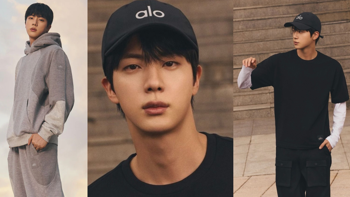 BTS Jin正式成為Alo Yoga全球大使，5件同款＋售價都整理好了