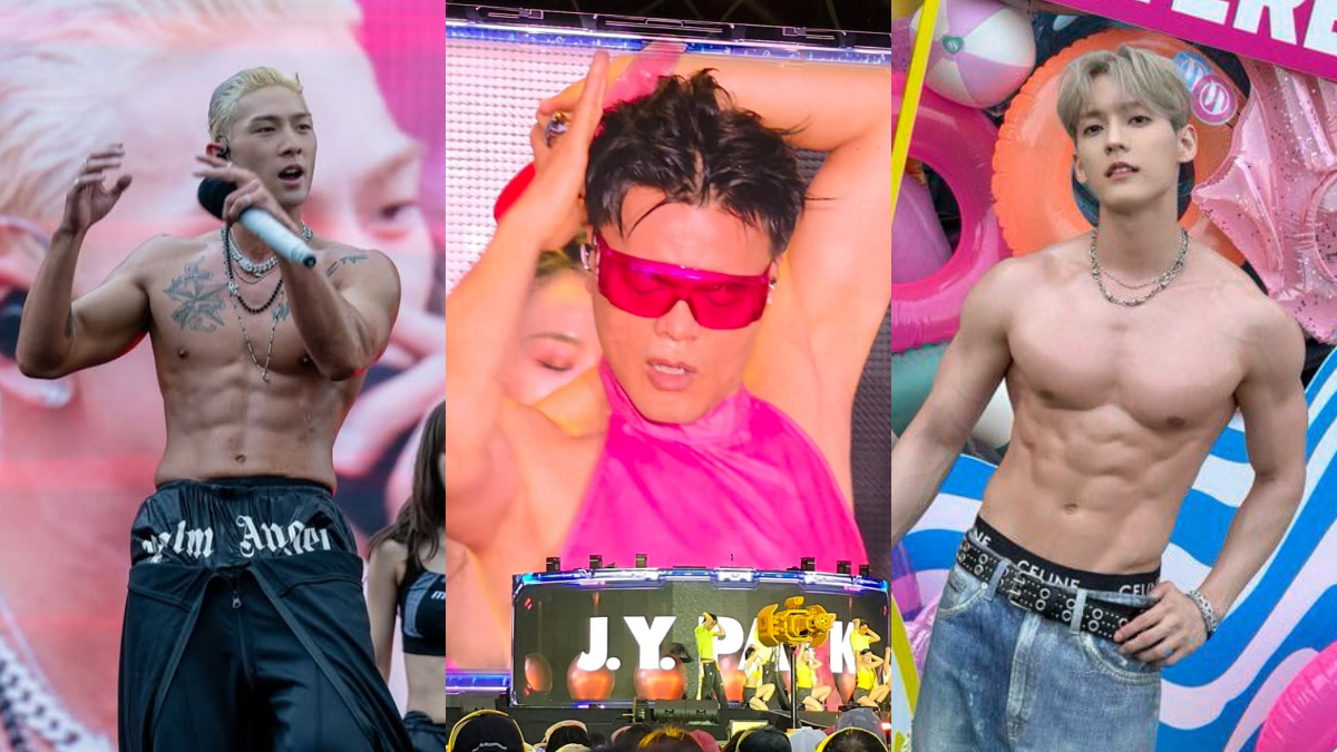 韓國Waterbomb 2025水炸彈男神姜東昊、李旼赫大秀肌肉！JYP粉紅透視裝太敢穿